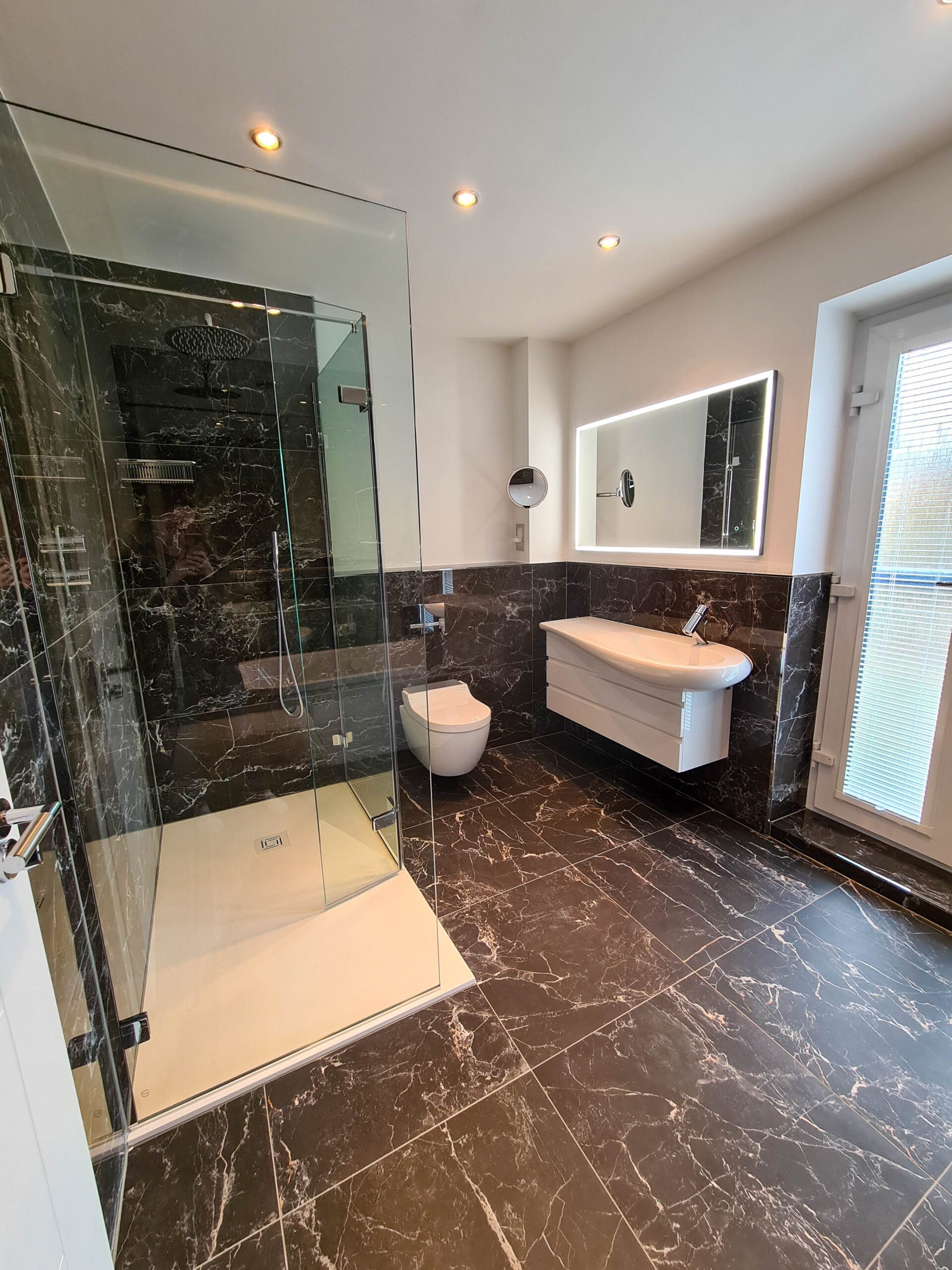Modern Tiled Ensuite Renovation - Phs Bathroom